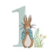 Peter Rabbit Numbers 4inch Embroidery Set Easter Bunny - Etsy