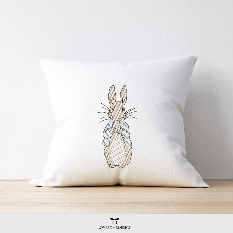 Peter Rabbit 7inch Quick Stitch Machine Embroidery Design - Etsy