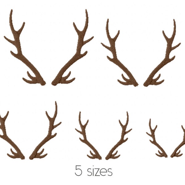 Antler Embroidery - Etsy