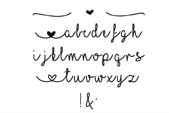 Cute Lettering Fonts A Z