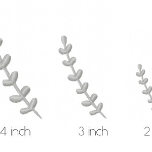 Branch Embroidery Design Three Sizes Modern Decorative - Etsy