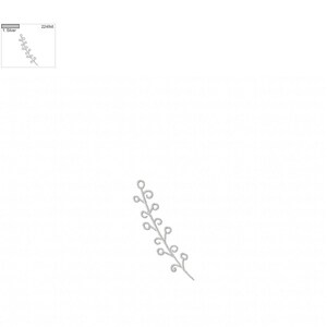 Branch Embroidery Design Three Sizes Modern Decorative - Etsy