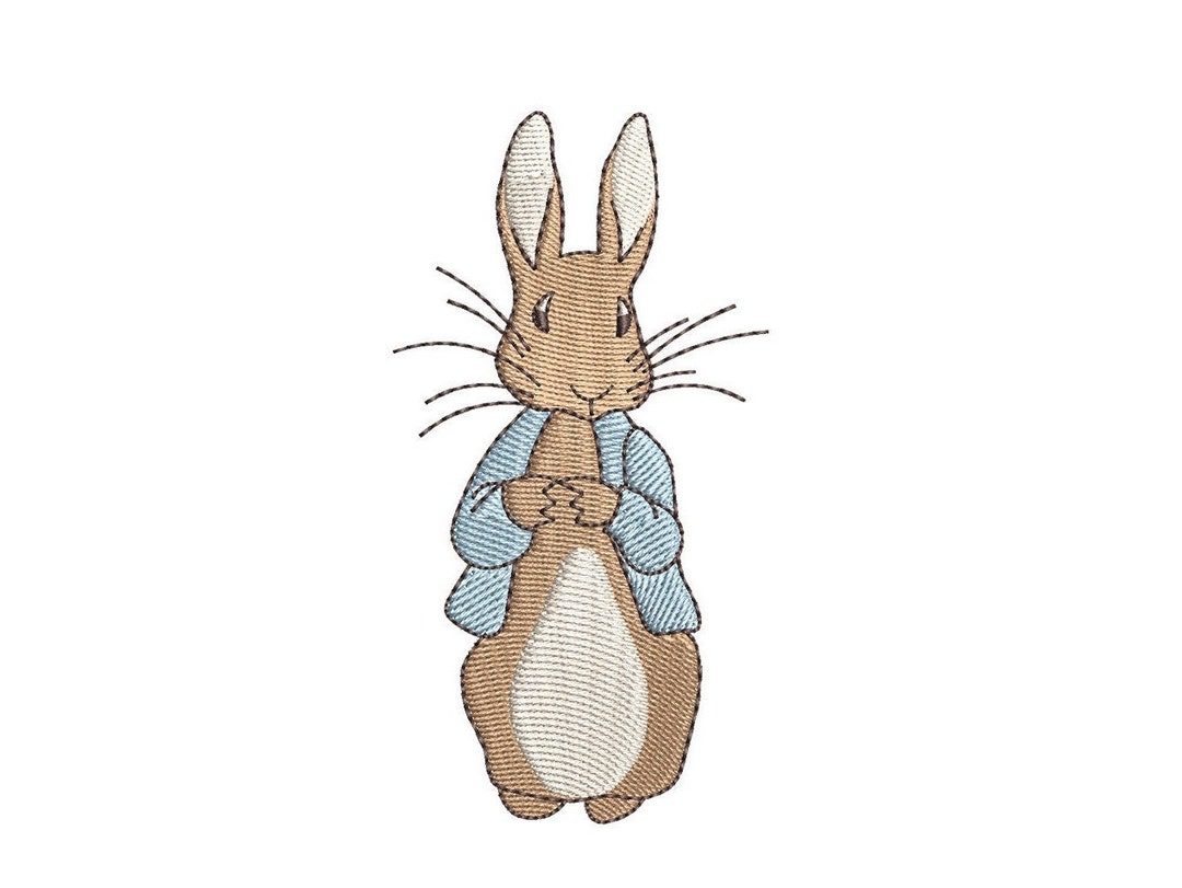 Peter Rabbit 3inch Machine Embroidery Design Digital Download - Etsy ...