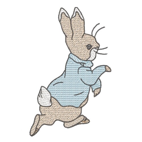 Easter Bunny Embroidery Design File - Etsy