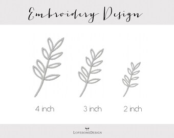 Branch Embroidery | Etsy