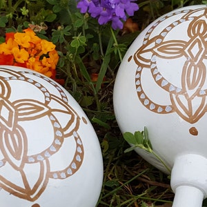 White Maraca pair - Etsy