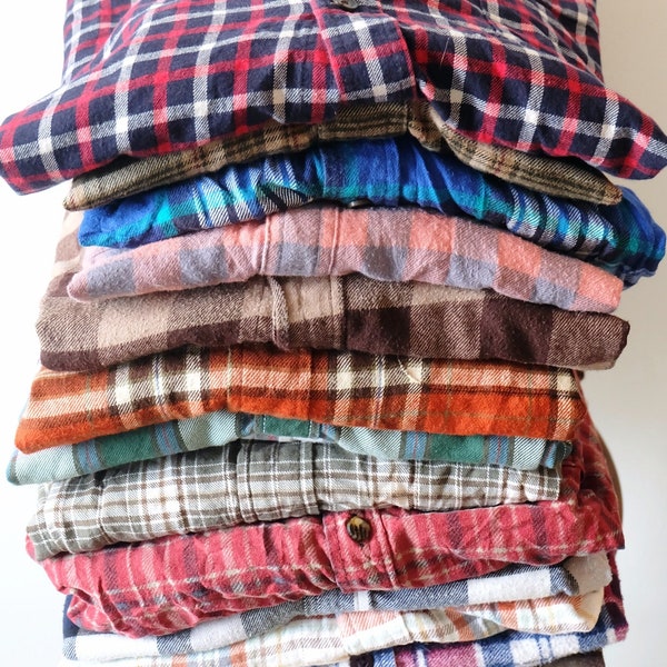 Upcycled Flannel Shirts - Etsy