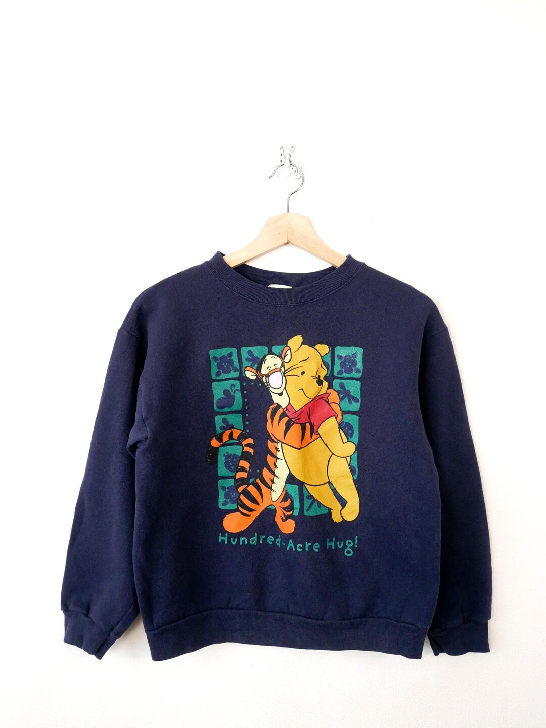 Vintage 1990s Disney Winnie the Pooh Kids Hundred Acre Hug Sweatshirt ...