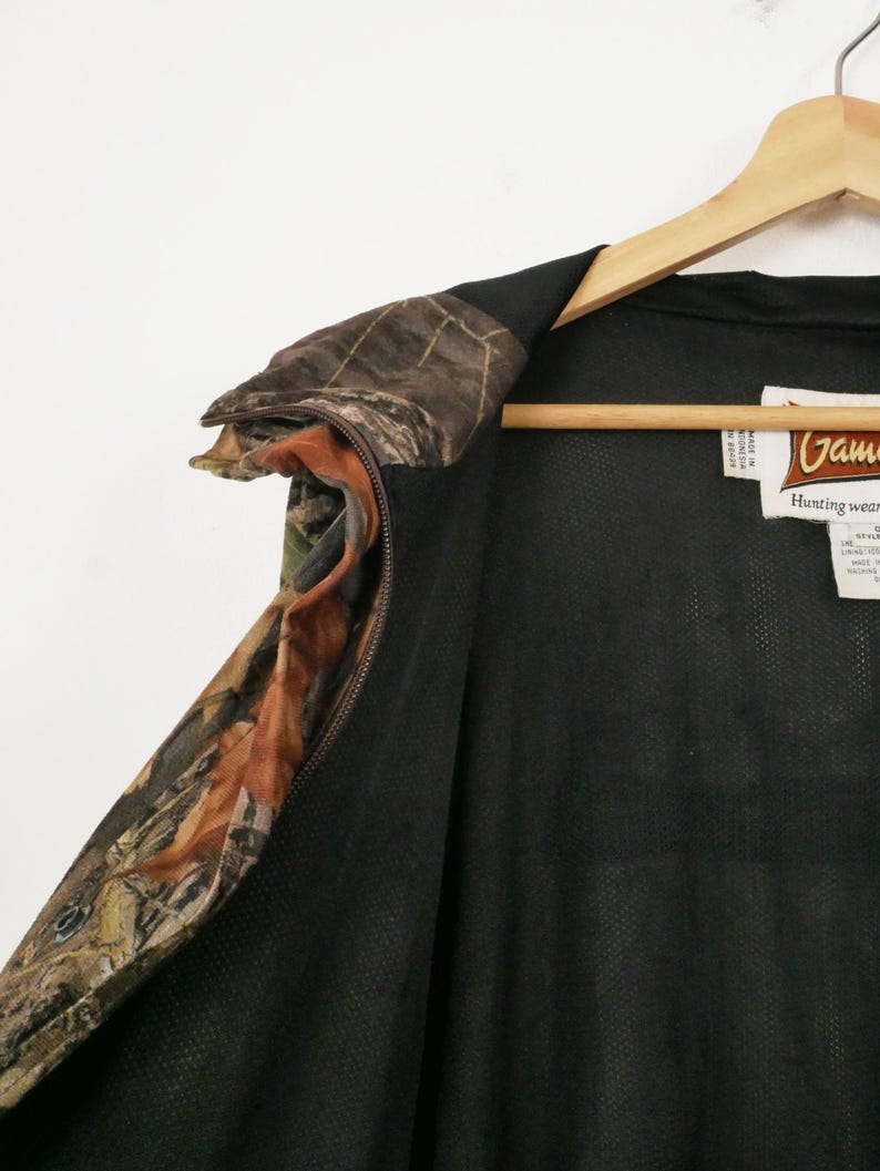 Vintage Gamehide Men’s Realtree Camo Hunting Jacket With Hood - Etsy