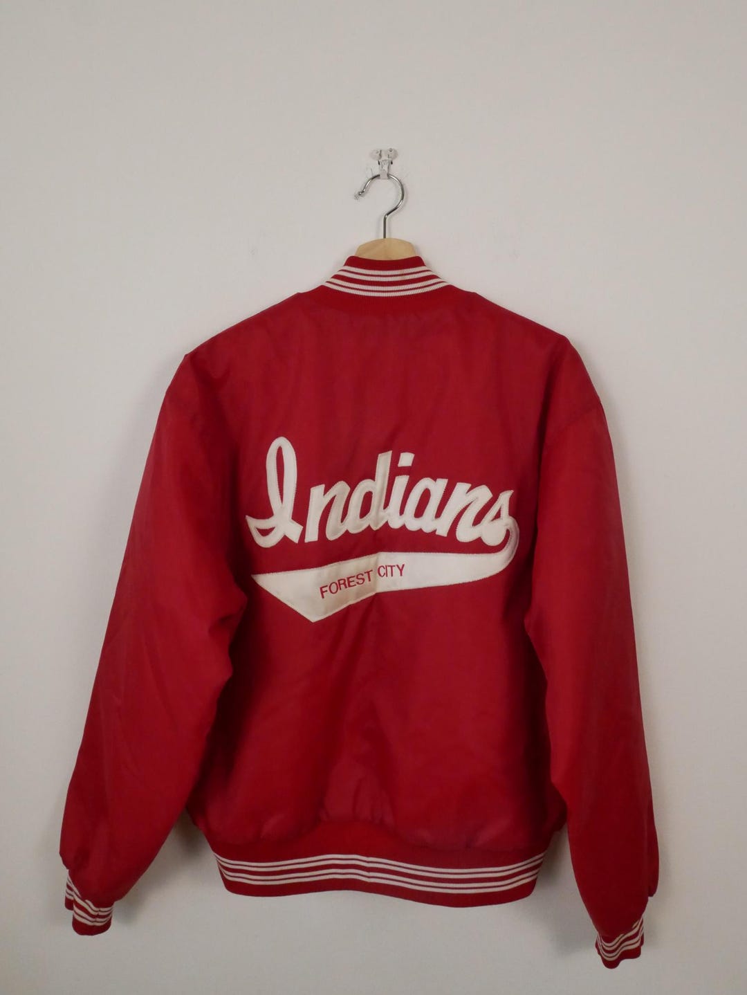 Vintage 80s West Wind Indiana Bomber Jacket/red - Etsy