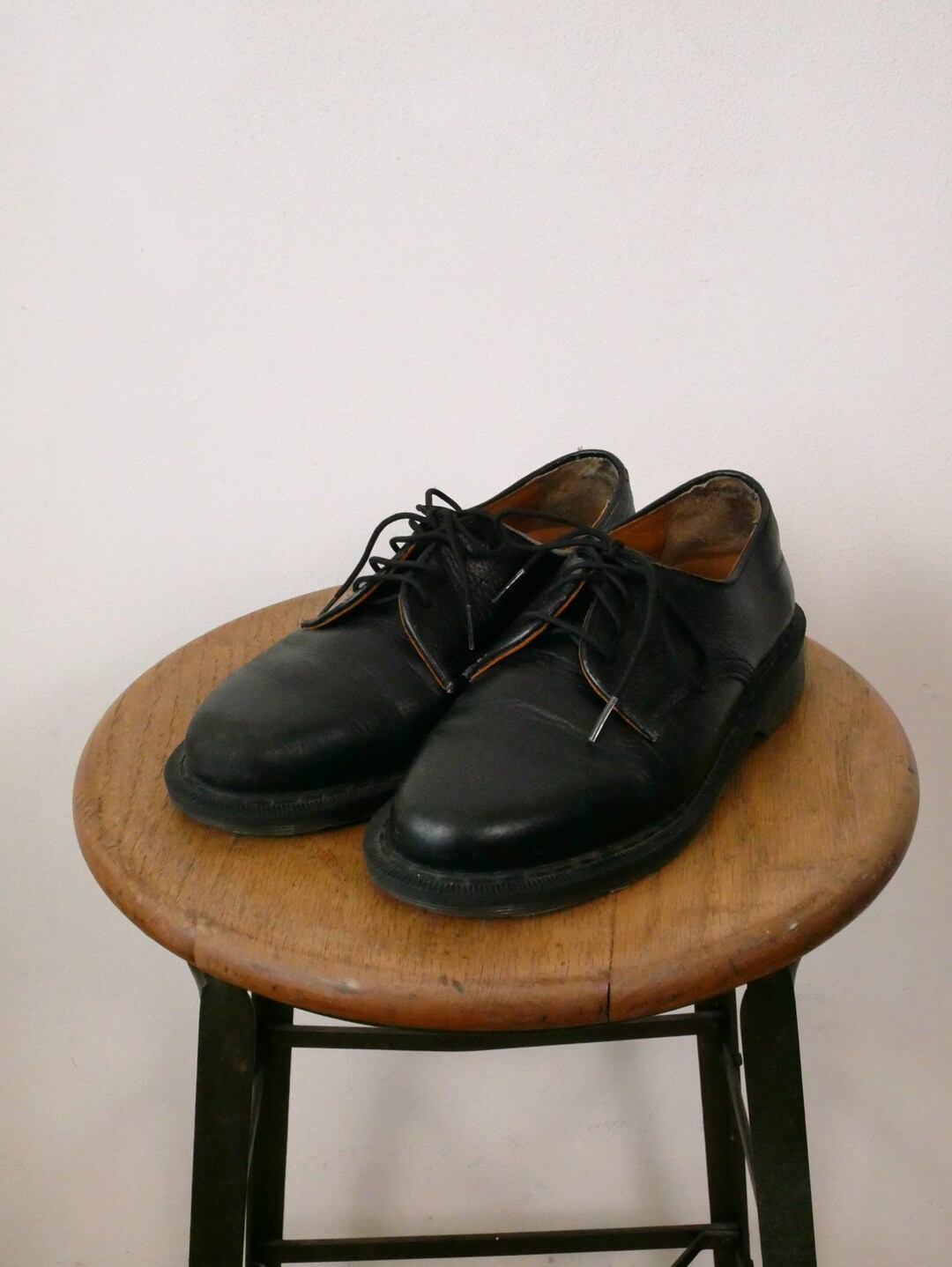 Dr Martens Octavius Black Oxfords/lace Shoes/uk6/usm7/usl8 - Etsy