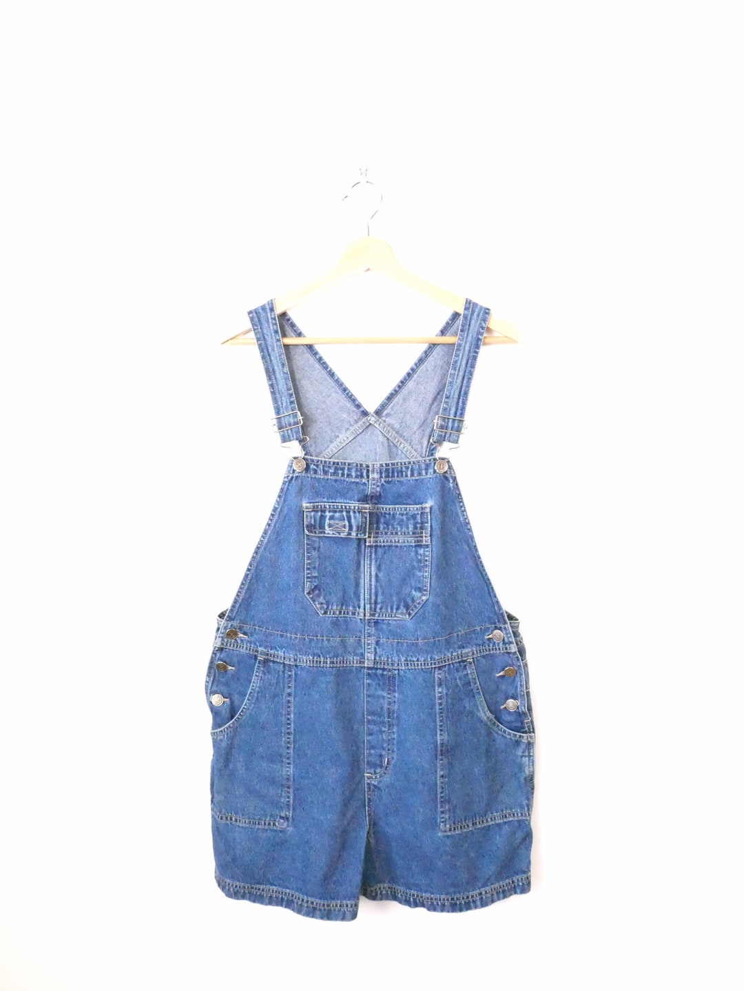 Women's Denim Shortall/overall Shorts/overalls/w34 - Etsy