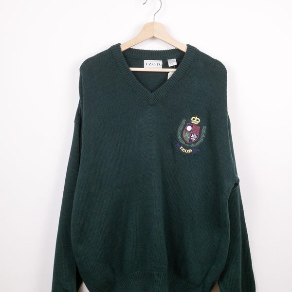 Vintage Mens Izod Sweater - Etsy