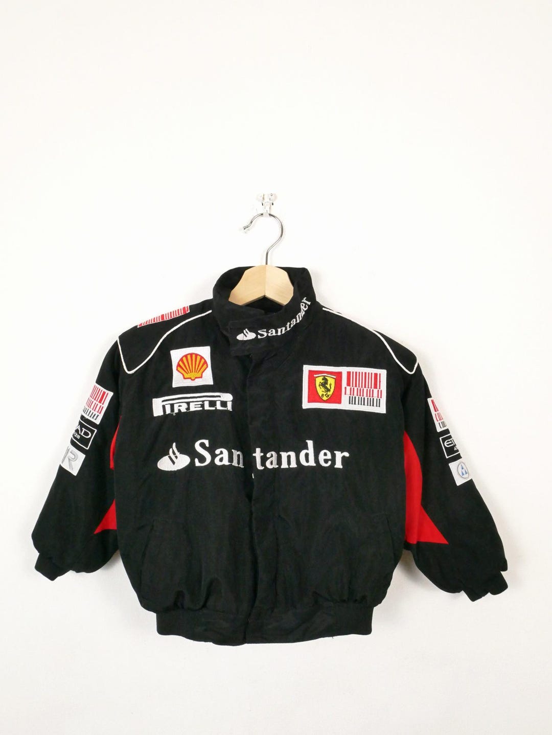 Vintage Black Ferrari F1 Racing Embroidery Jacket/kids - Etsy