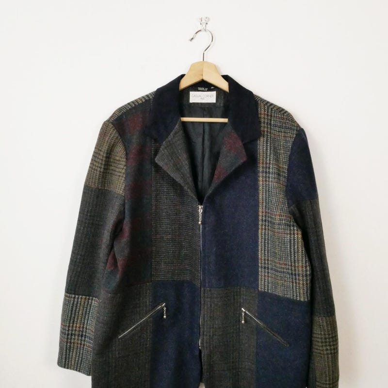 Tweed Patchwork - Etsy UK