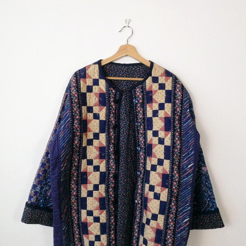 Patchwork Quilt Jacket - Etsy