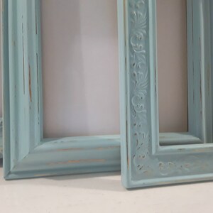 Shabby Chic Frames, Frame Collection, Frame Set, Aqua Blue Frames ...
