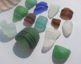 Sea glass pieces | Etsy