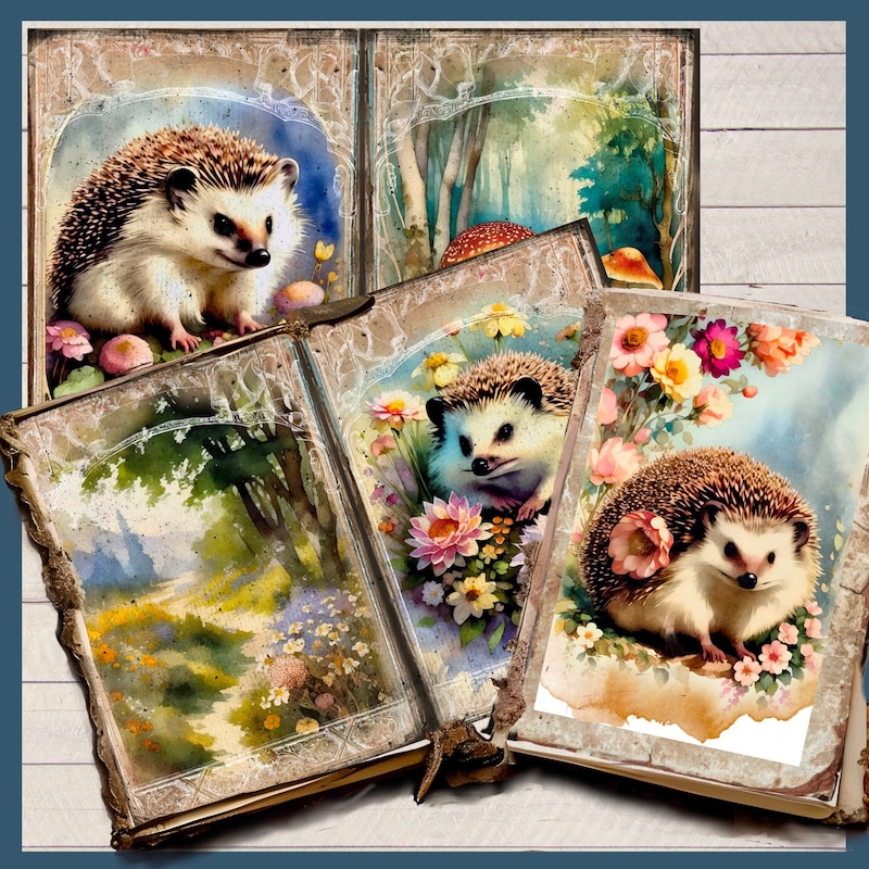 Hedgehog Journal - Etsy