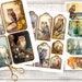 Digital Owl Ephemera Pack Junk Journal Printable Bird Paper Scrapbook Card Pocket Digital Tag ...