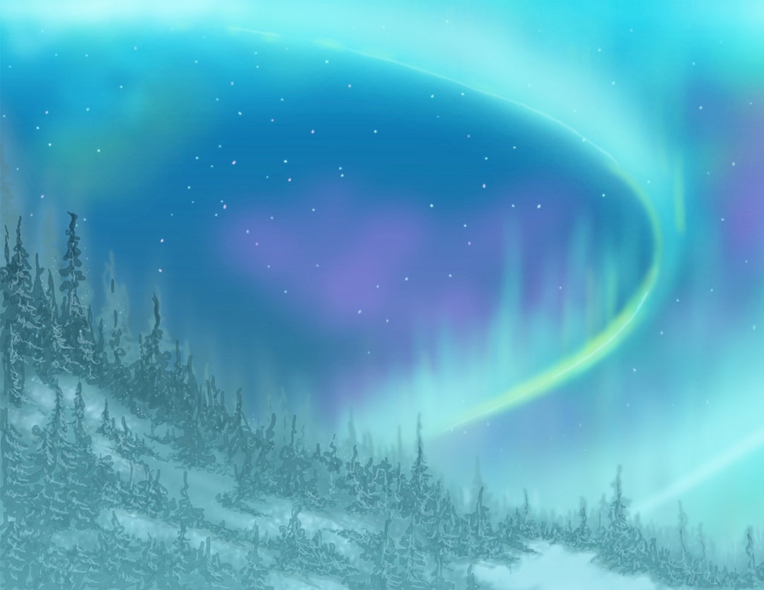 Digital Craft Paper Winter Background A4 Letter Size - Etsy