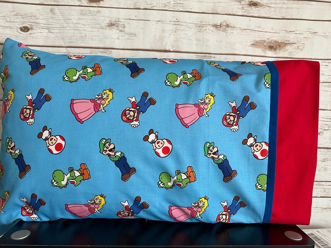 Mario Brothers Pillowcase - Etsy