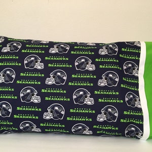 Seattle Seahawks Pillowcase IX - Etsy