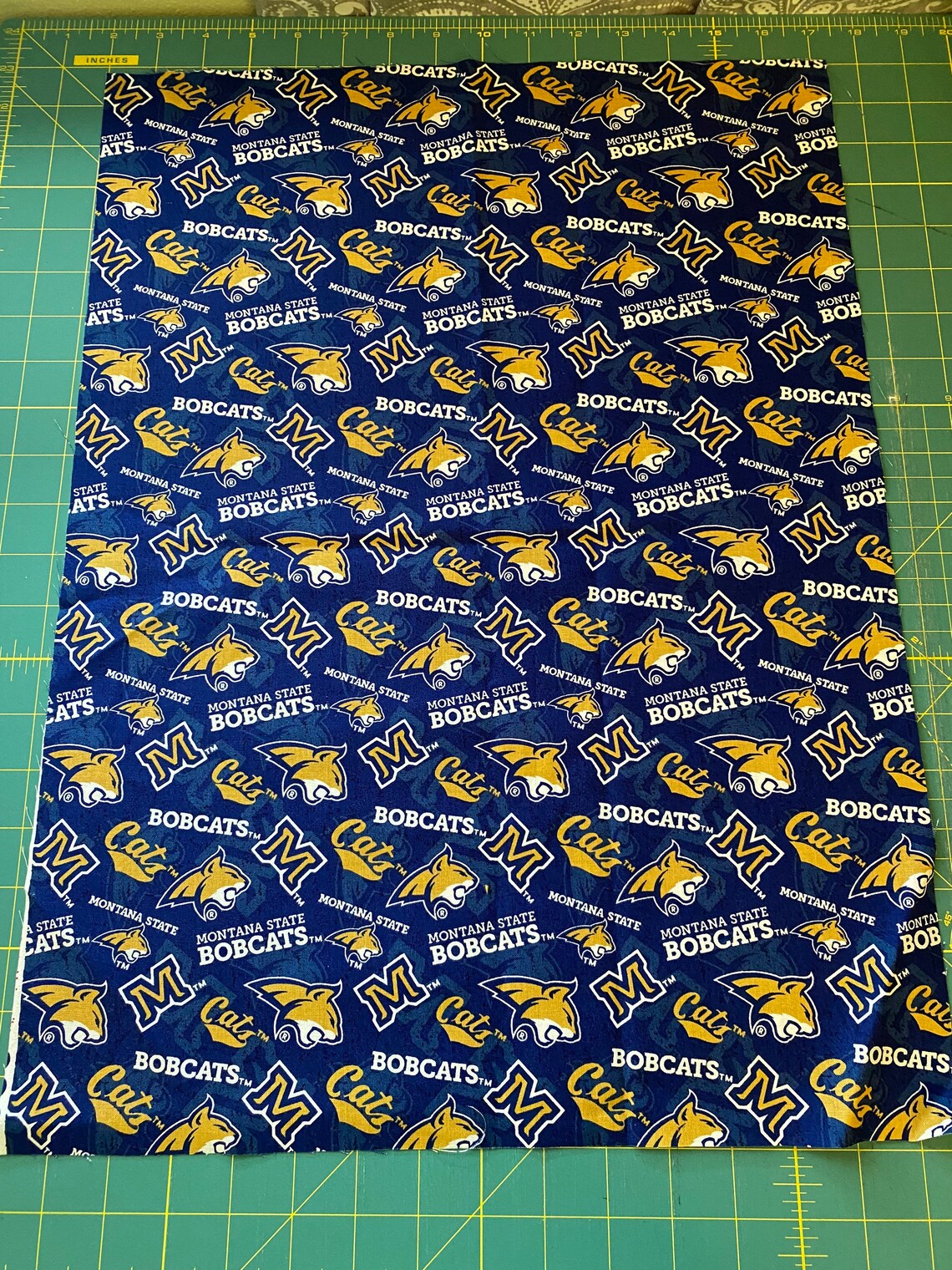 Montana State Bobcats or University of Montana Grizzlies Fabric ...