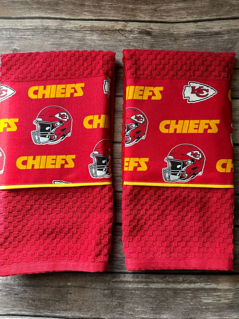 Kansas City Chiefs Bar or Kitchen Towels - Etsy