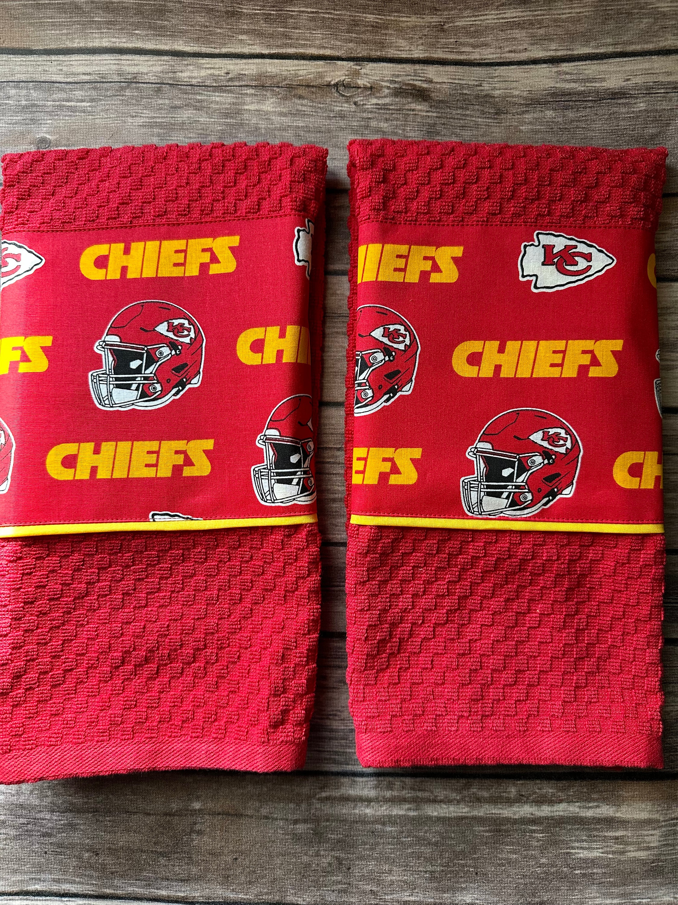 Kansas City Chiefs Bar or Kitchen Towels - Etsy