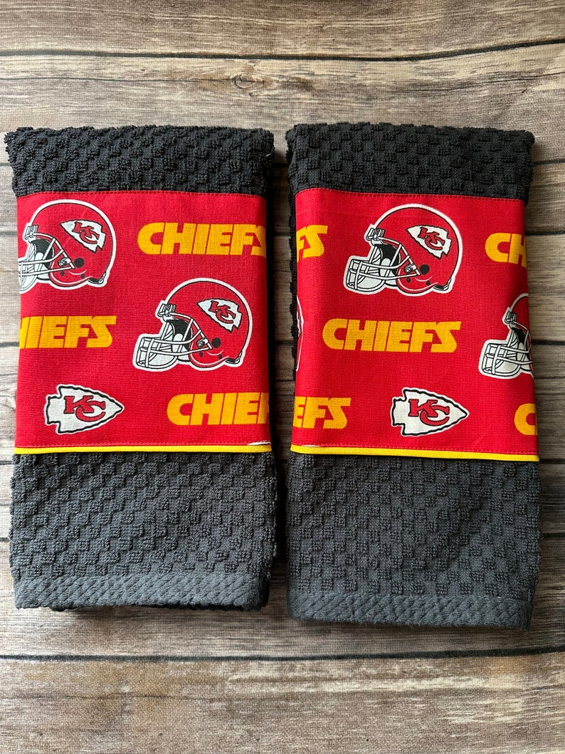Kansas City Chiefs Bar or Kitchen Towels - Etsy