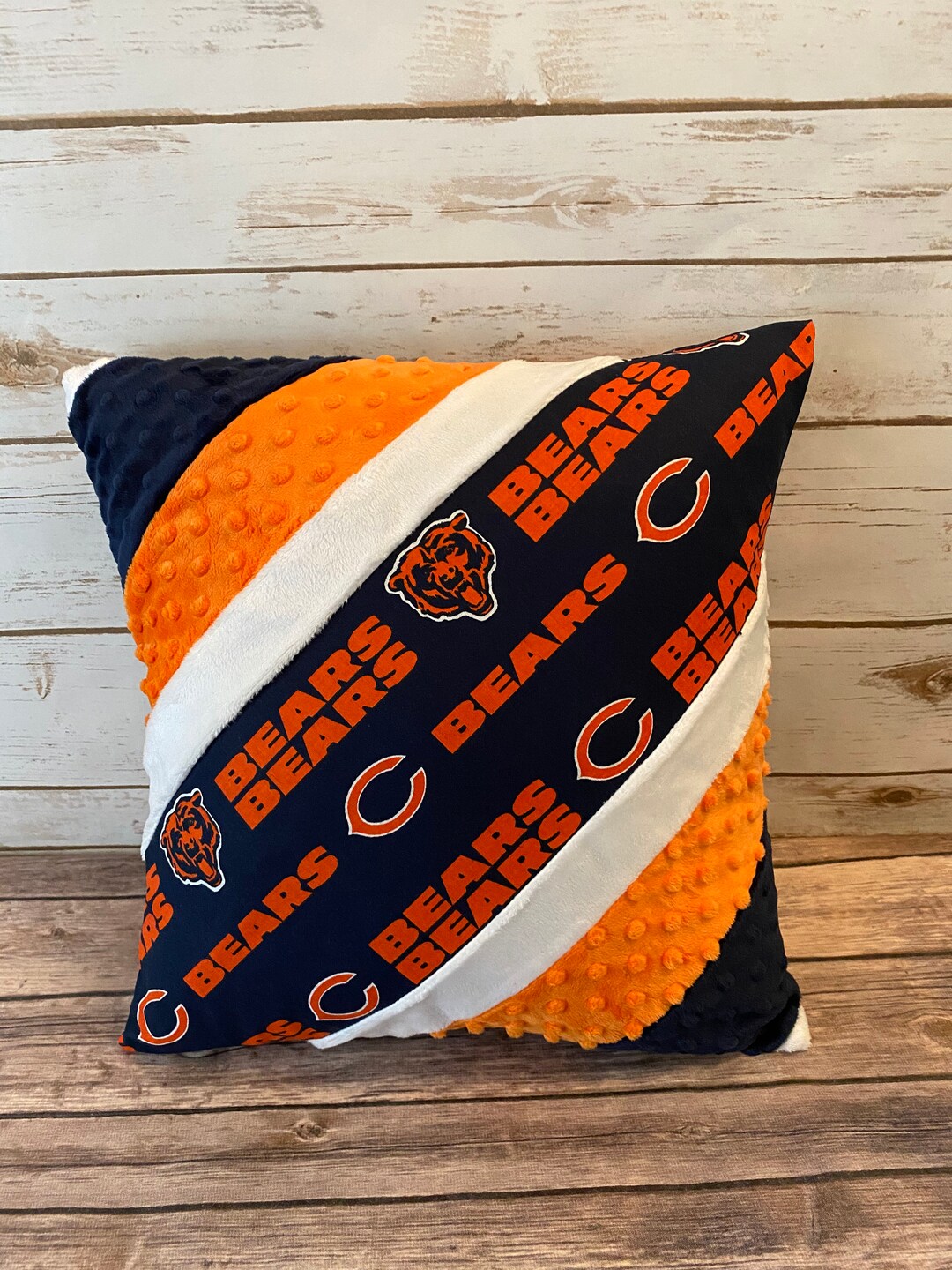 NFL Chicago Bears Throw Pillow - Etsy