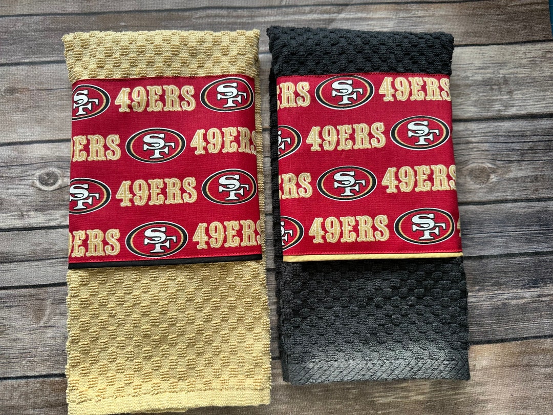 San Francisco 49ers Bar or Kitchen Towel Set - Etsy