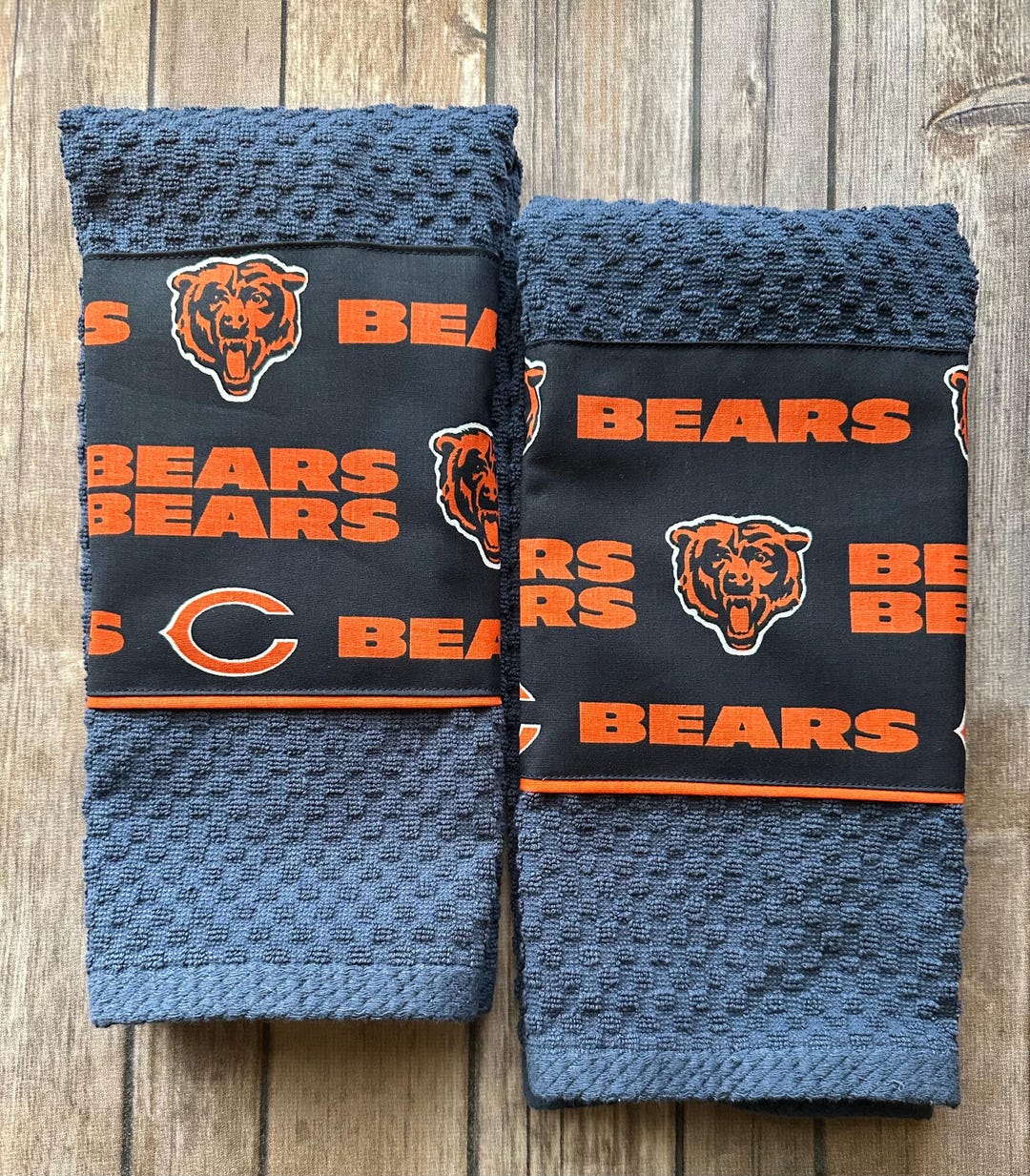Chicago Bears Bar or Kitchen Towels - Etsy