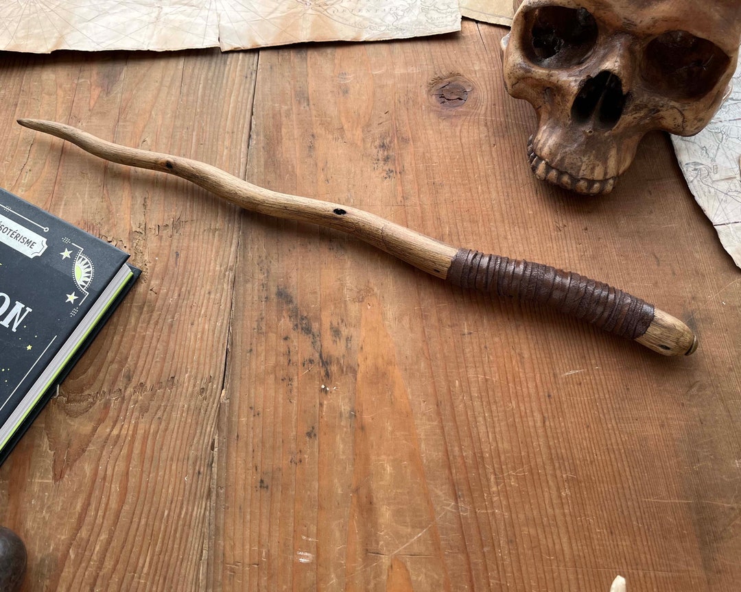 Natural Wand Elder Wood Magic Handmade Wooden 15 in Wand Handmade ...