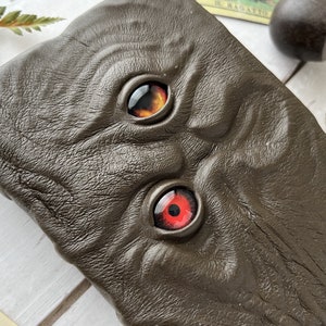 Small Necronomicon With One Eye Ex Mortis Dark Larp Journal, Goth Scary ...