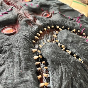 Grand Demonic Grimoire With 4 Eyes Large Dark Necronomicon, Black ...