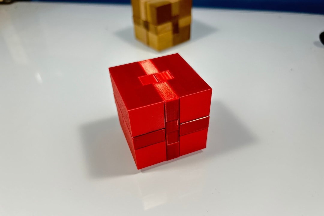 Puzzle Cube Kumiki Brain Teaser Puzzle Gift 3D Puzzled Interlocking ...