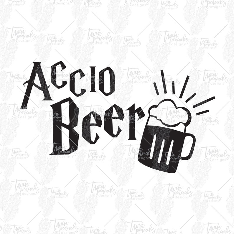 Accio Beer Cut File PNG SVG JPG - Etsy