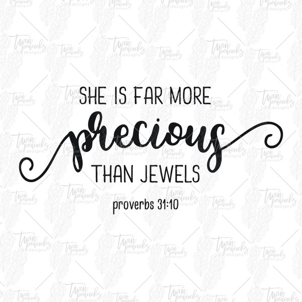 She is Far More - Etsy