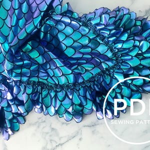 Mermaid Tail Sewing Pattern-- Mermaid Costume-- PDF Sewing Pattern ...