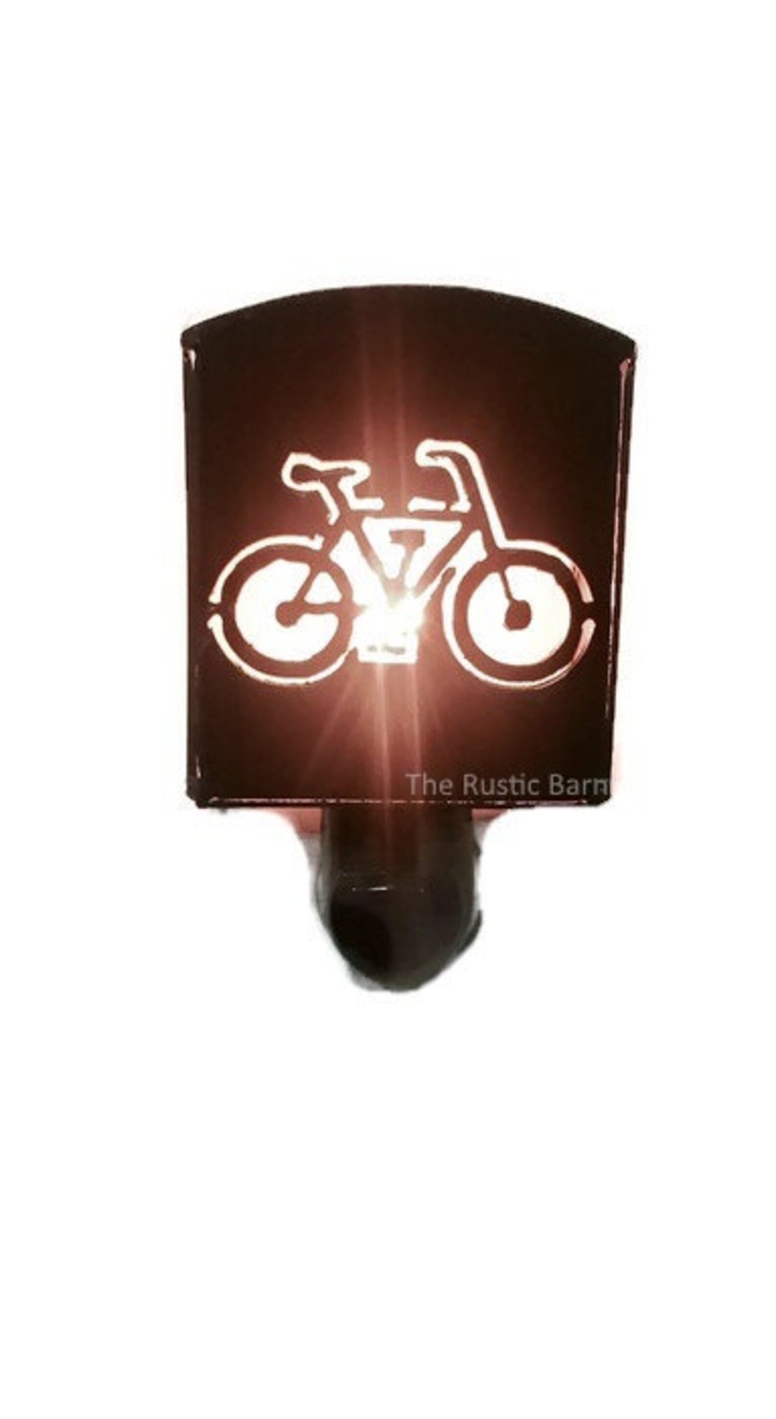 BICYCLE BIKE Nightlight Night Light Made of Rustic Rusty Rusted ...