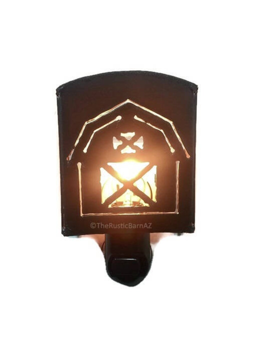 BARN 4H Farm Nightlight Night Light Made of Rustic Rusty Rusted ...