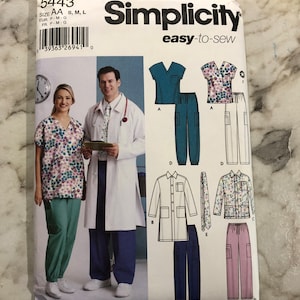 5443 Simplicity Easy to Sew 22pc Pattern by Simplicity Women's and Men ...