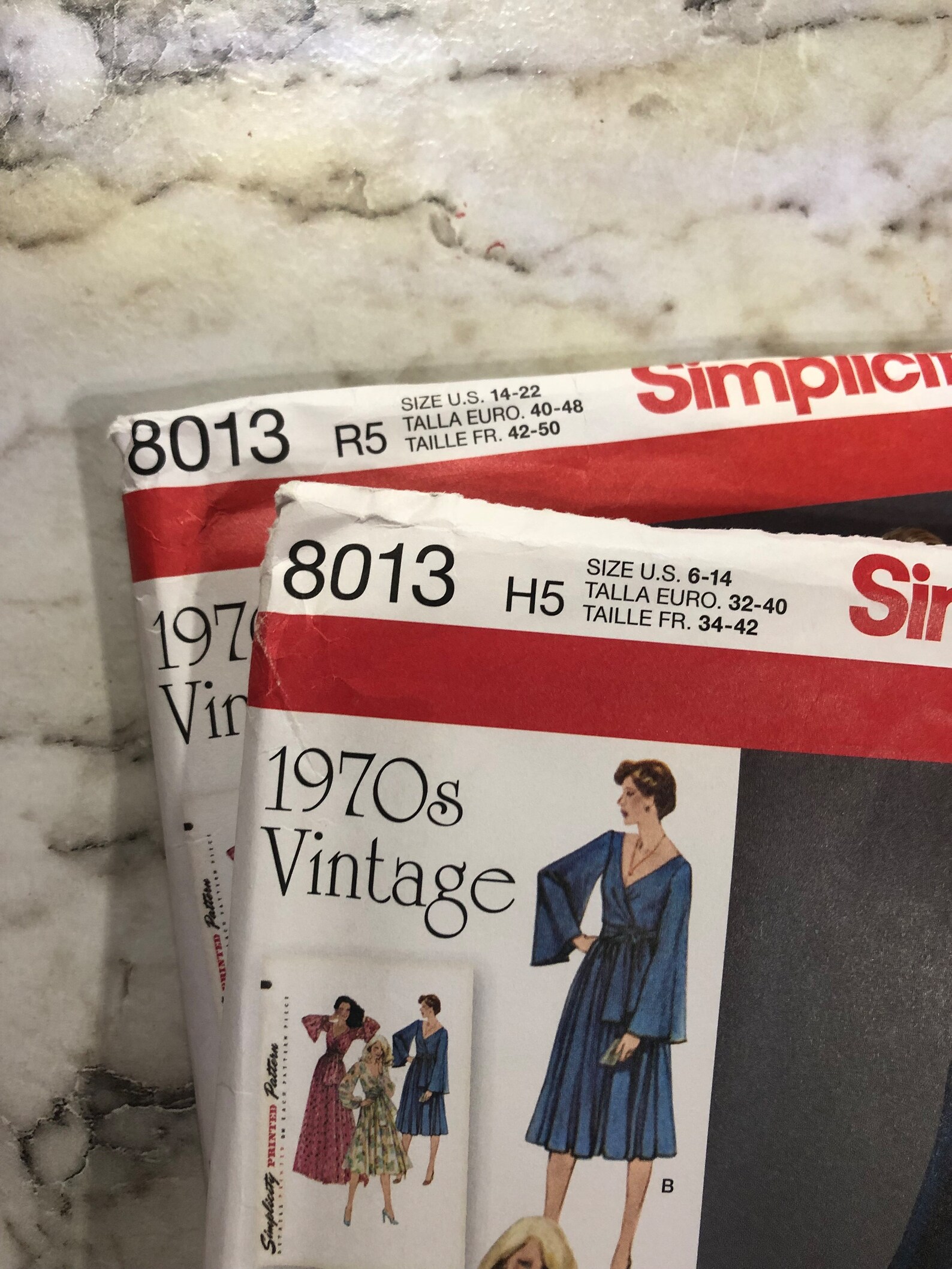 8013 Simplicity 1970s Vintage Pattern Misses Lined Dress in Two Lengths ...