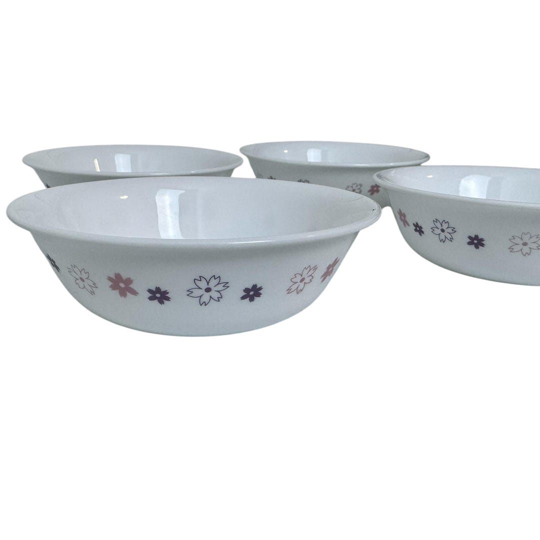 RARE Corelle Floral Fantasy Pattern Bowls - Etsy