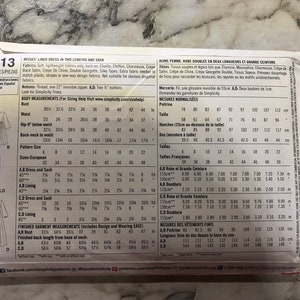 8013 Simplicity 1970s Vintage Pattern Misses Lined Dress in Two Lengths ...