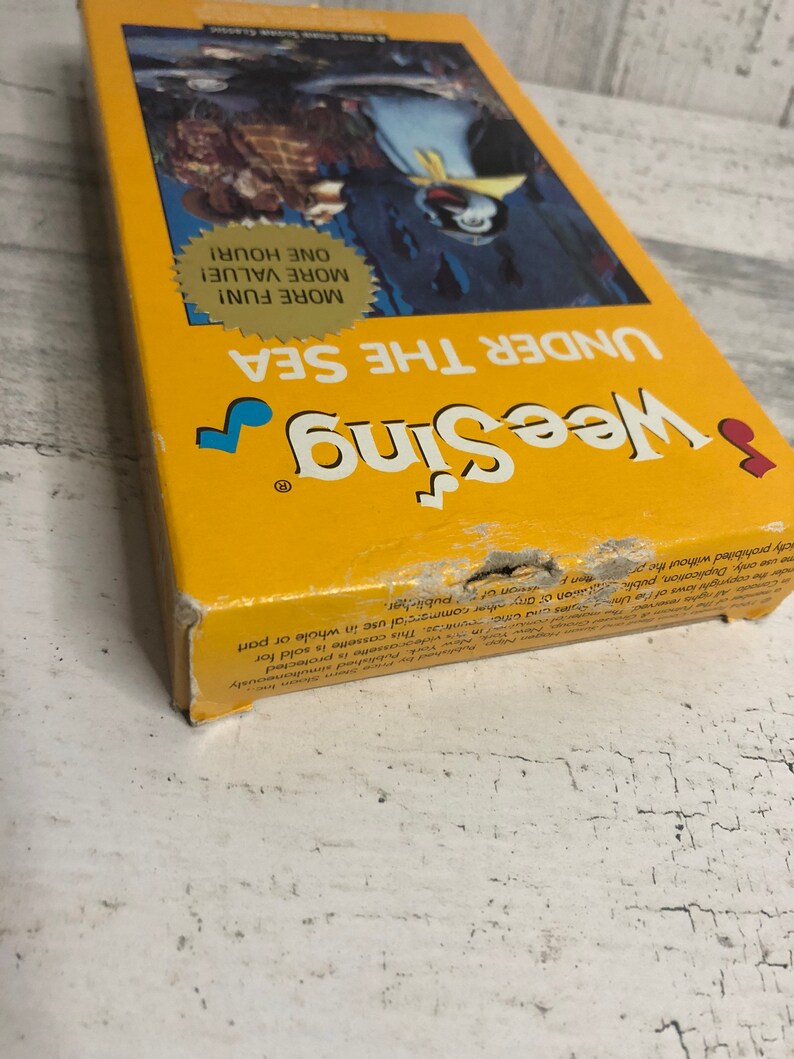 Wee Sing Under The Sea Vintage Vhs Etsy India