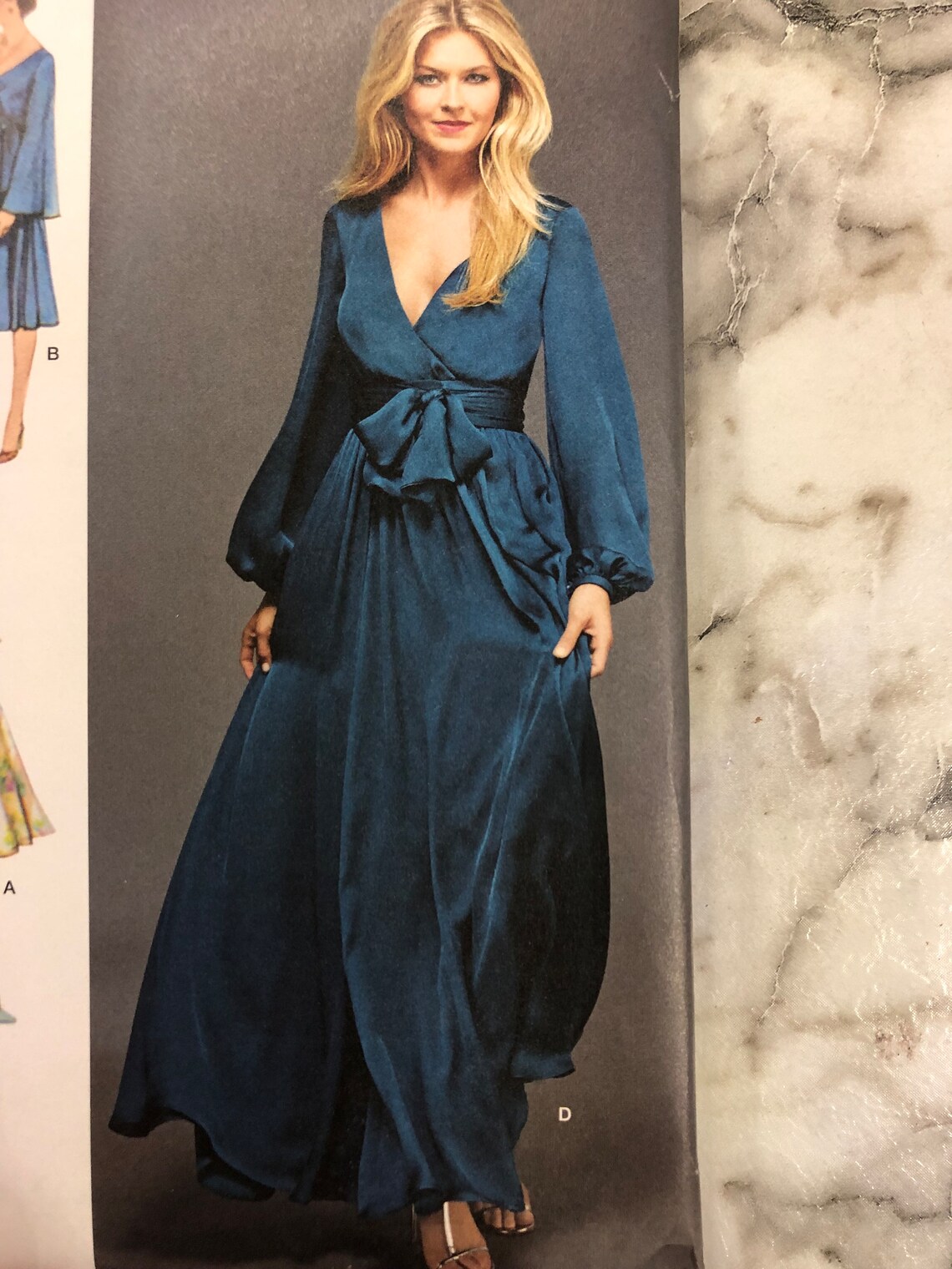 8013 Simplicity 1970s Vintage Pattern Misses Lined Dress in Two Lengths ...