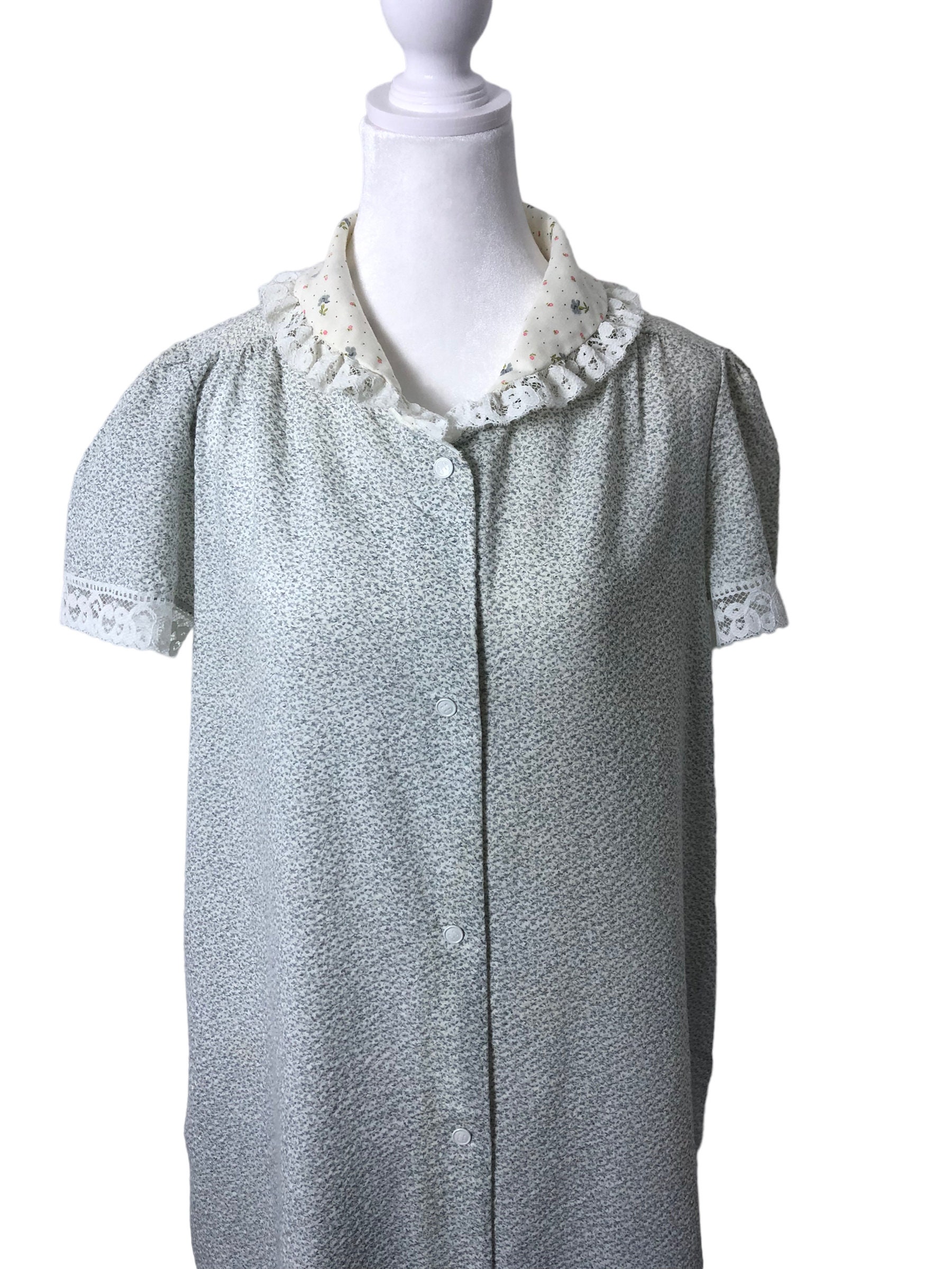 Vintage Miss Elaine Snap Summer Robe Housecoat - Etsy